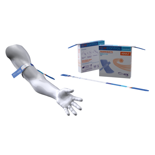 Tournistrip Adult Single Use Tourniquet - Disposable Tourniquets ...